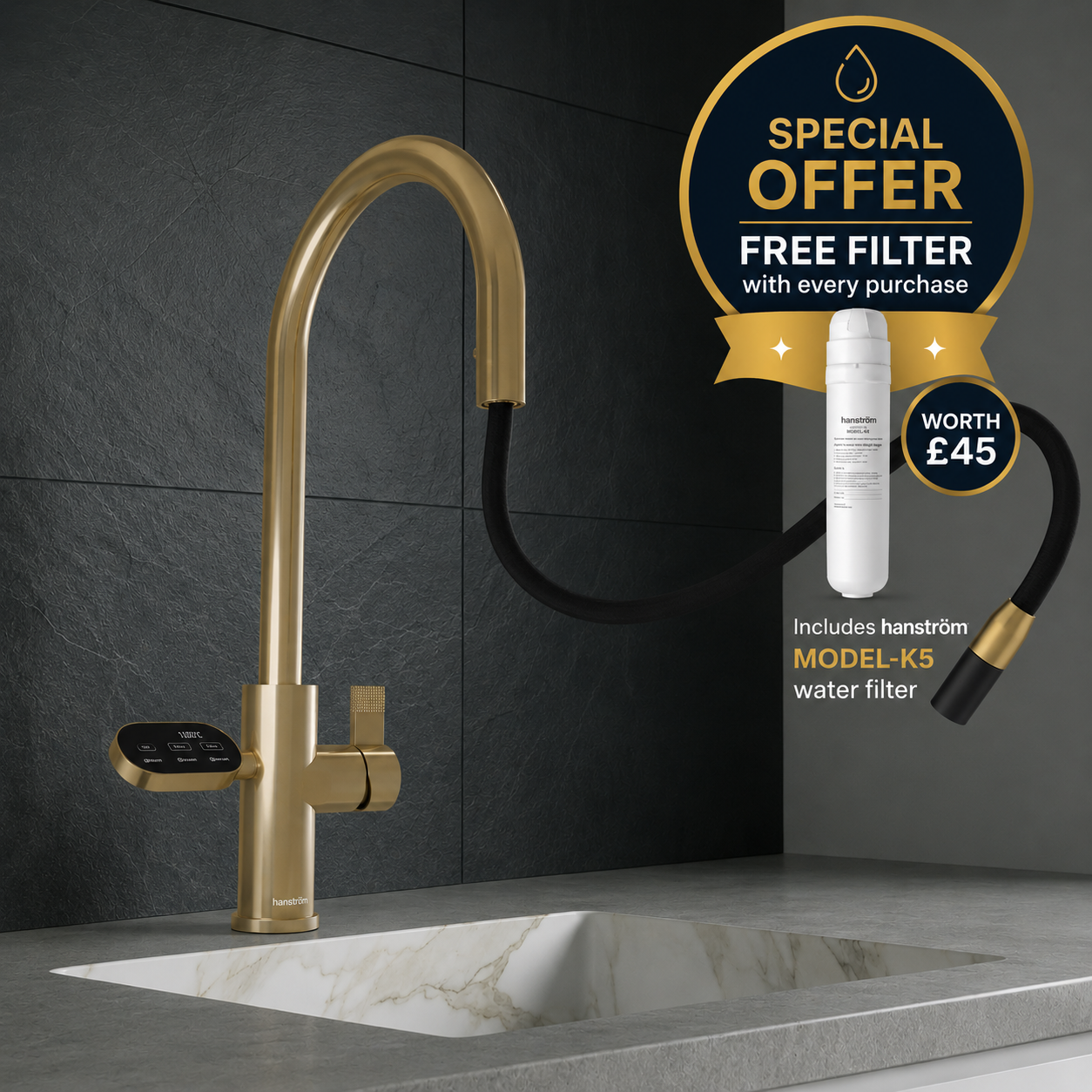 Premium Boiling Water Taps from £269 – Verana