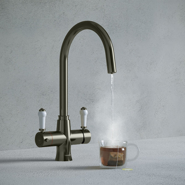 Hanstrom 3-in-1 Traditional Boiling Tap - Gunmetal Grey