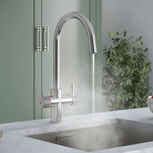 Hanstrom 3-in-1 Swan Touch Boiling Water Tap - Chrome